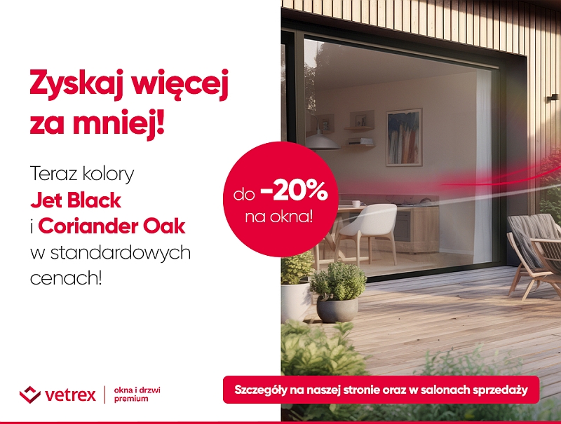 Forum Branżowe | VETREX: Jesienna promocja portal branży stolarki